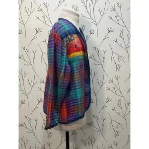 Canvas Backs | Jackets & Coats | Vintage Canvasbacks Colorful Artsy ...